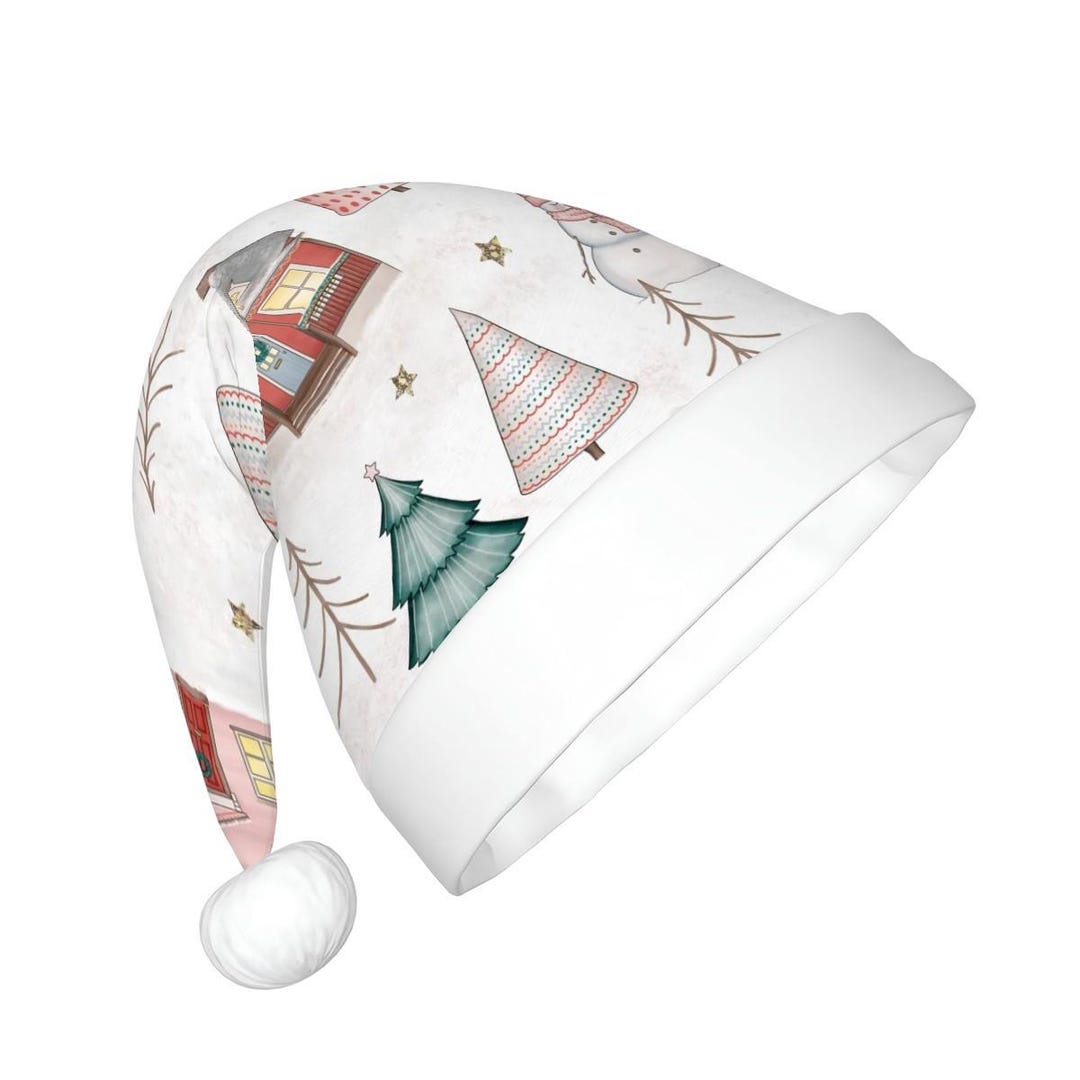 Personalized Santa Hat, Adult Plush Santa Hat, Custom Santa Hats, Hats ...