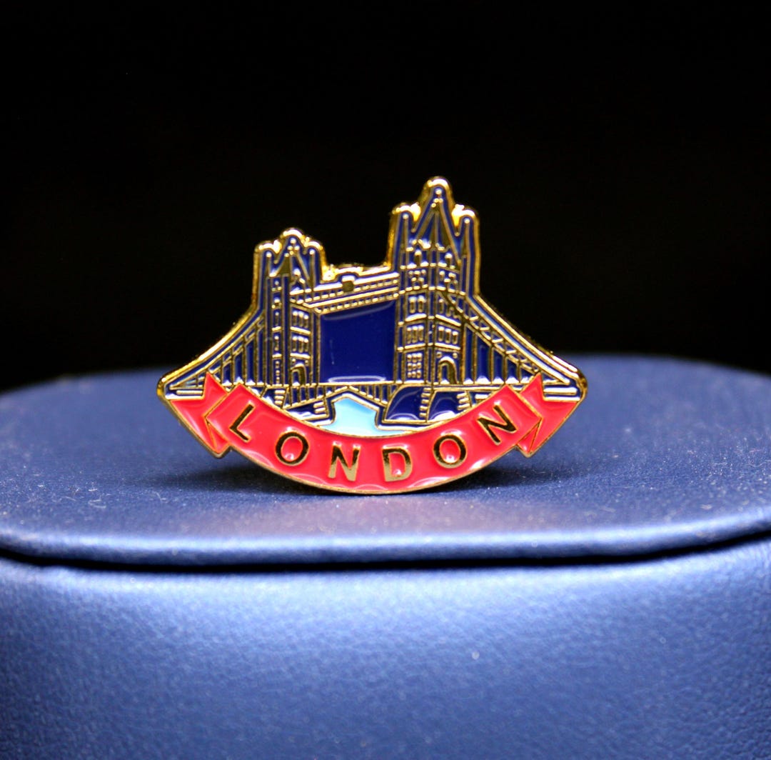 London Iconic Tower Bridge Metal Souvenir Lapel/hat Collectors Pin - Etsy