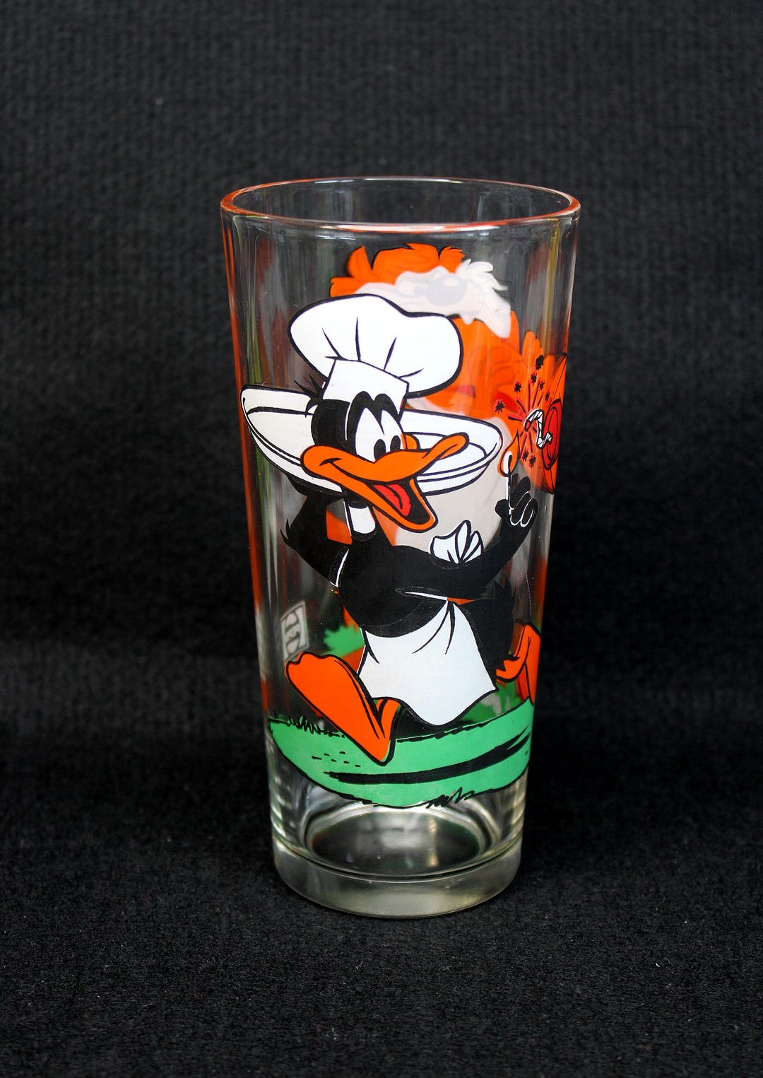 Vintage Pepsi Cola Collectors Tumbler Drinking Glass Featuring Daffy ...
