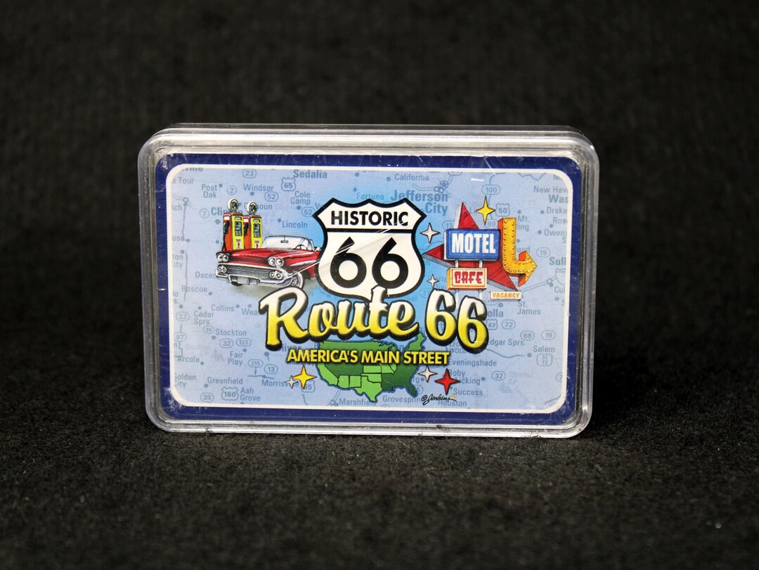 Historic ROUTE 66 America's Main Street Sealed Deck of Playing Cards in ...