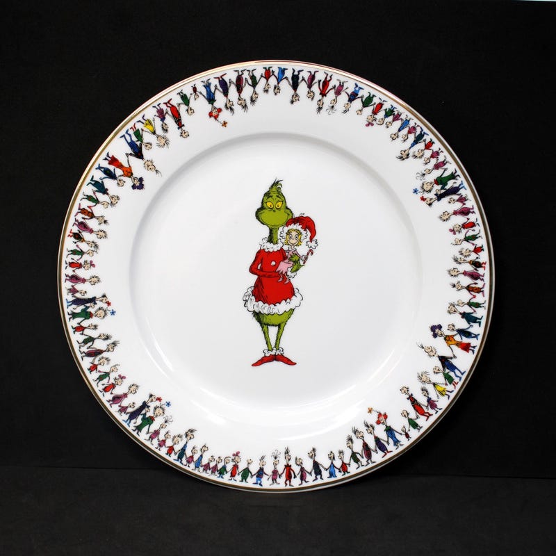 Grinch Plate - Etsy