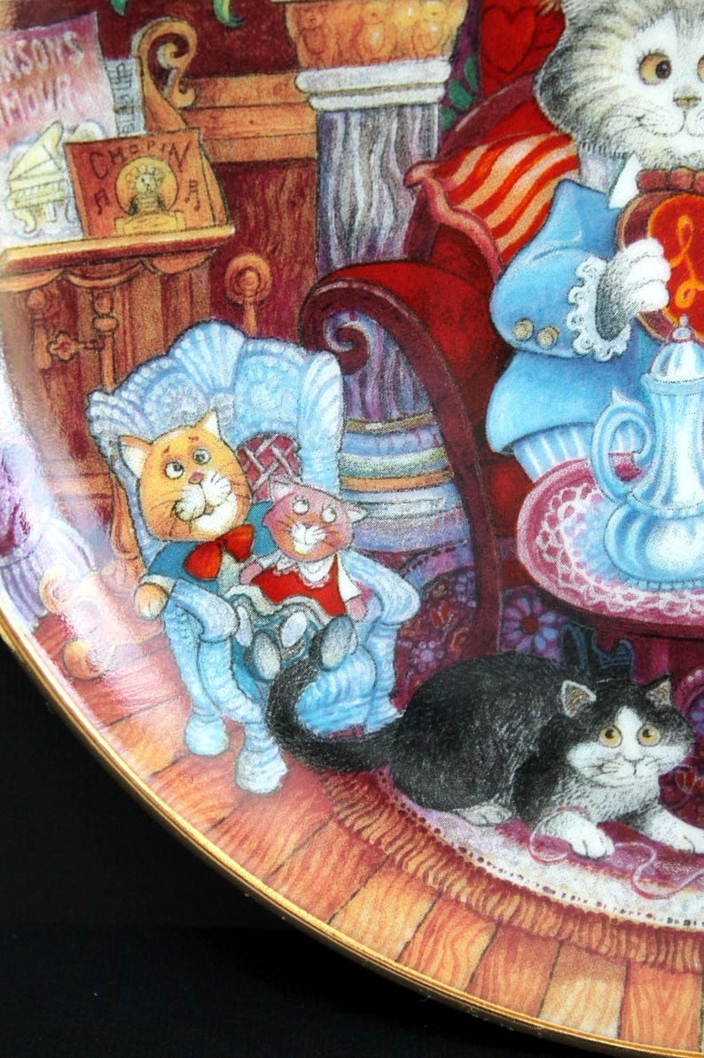 Franklin Mint Bill Bell WHISKER WUV Limited Edition 8.25" Porcelain ...