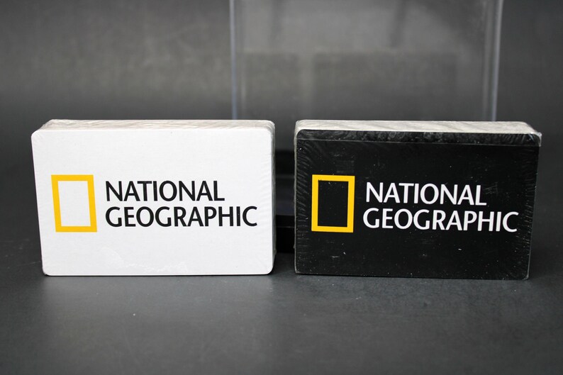 National Geographic Logo Double Deck of Playing Cards - Sealed Decks in ...