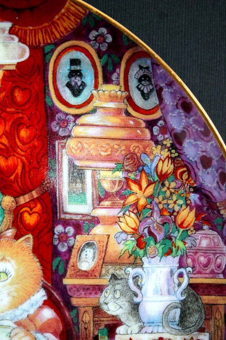 Franklin Mint Bill Bell WHISKER WUV Limited Edition 8.25" Porcelain ...