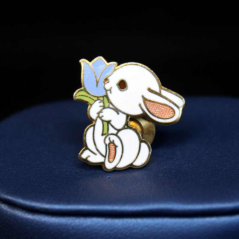 Hallmark Bunny Pin - Etsy