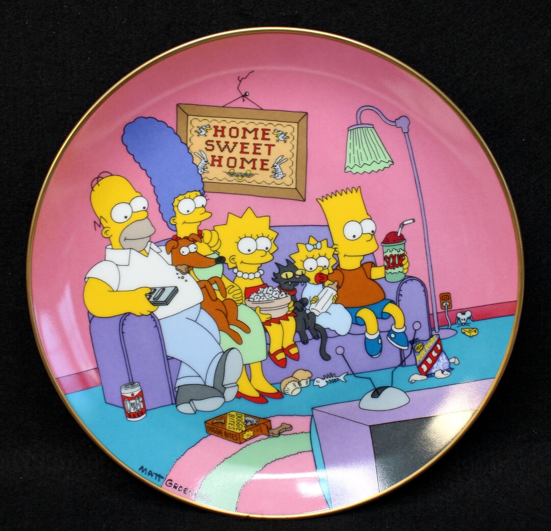 Vintage Franklin Mint the Simpsons A Family for the '90's Fine ...