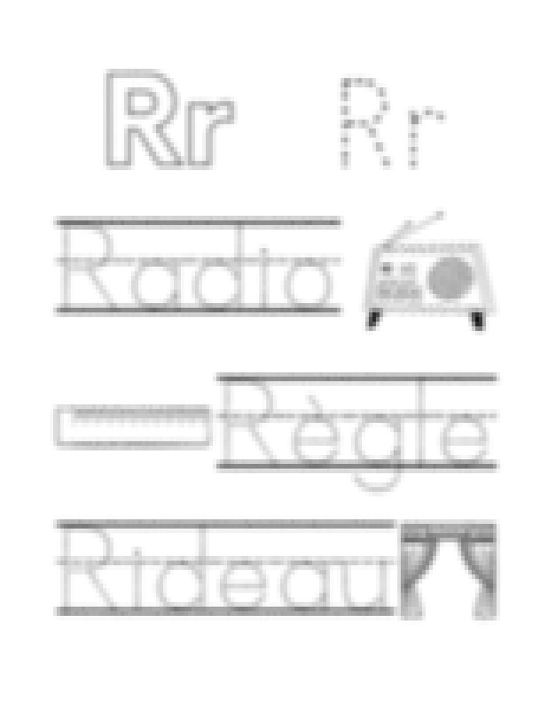 Abécédaire Alphabet à Colorier Et Tracer - Découverte Interactive Des ...