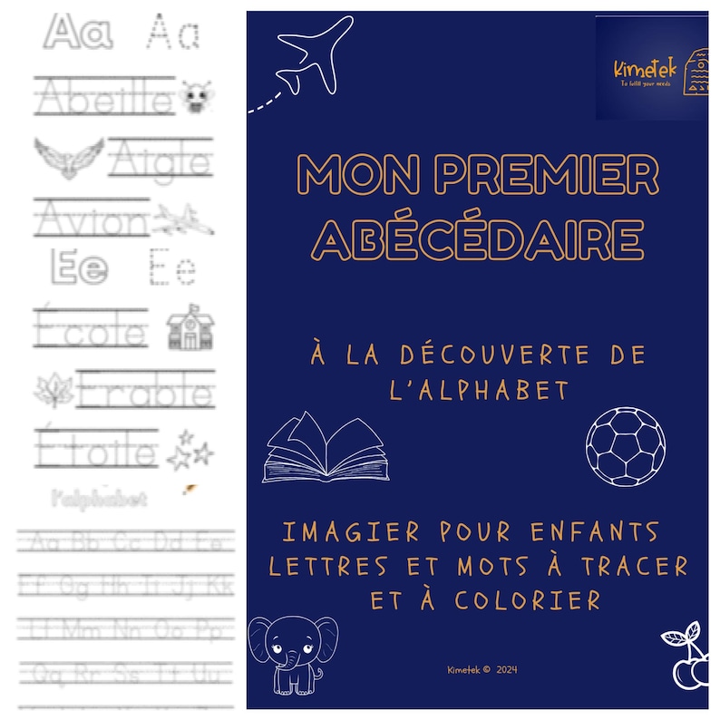 Abécédaire Alphabet à Colorier Et Tracer - Découverte Interactive Des ...