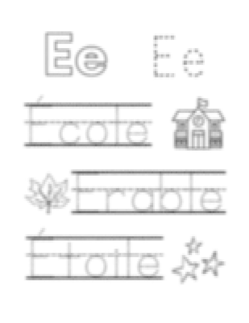 Abécédaire Alphabet à Colorier Et Tracer - Découverte Interactive Des ...