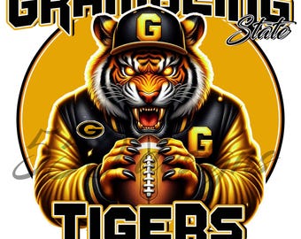 JACKSON STATE TIGERS Logo Png, Jpeg, 300 Dpi Design, Guard Thee Yard - Etsy