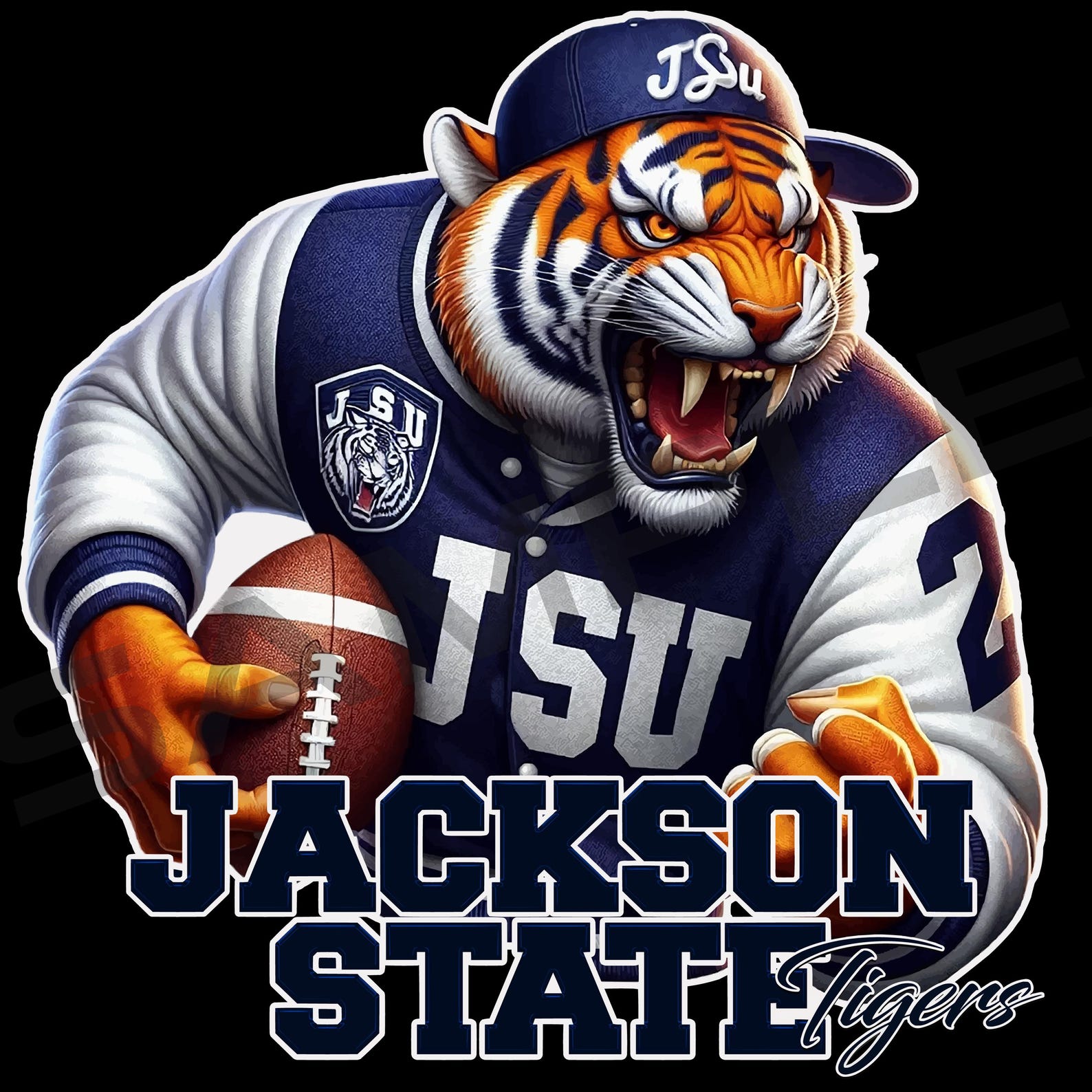 JSU Tiger Logo Png, Jpeg, Svg Design - Etsy