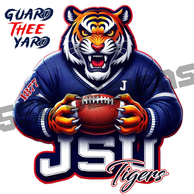 JSU Tigers Logo Guard Thee Yard Png, Svg, Jpeg Design - Etsy
