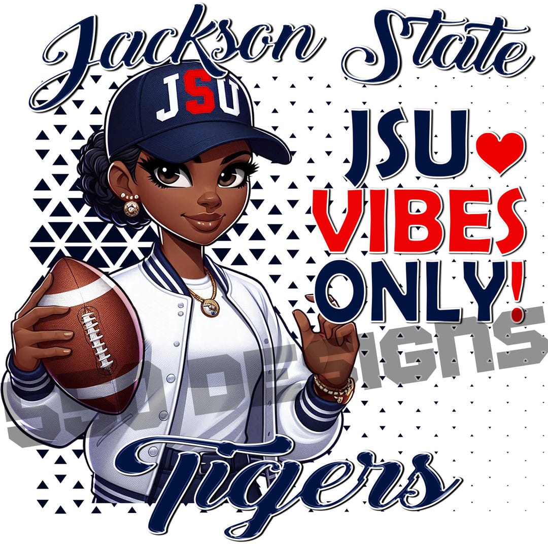 Jackson State University Logo Png, Jpeg Design - Etsy