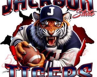 JSU Jackson State PNG Sublimation Image Tumblers Notebooks Background ...