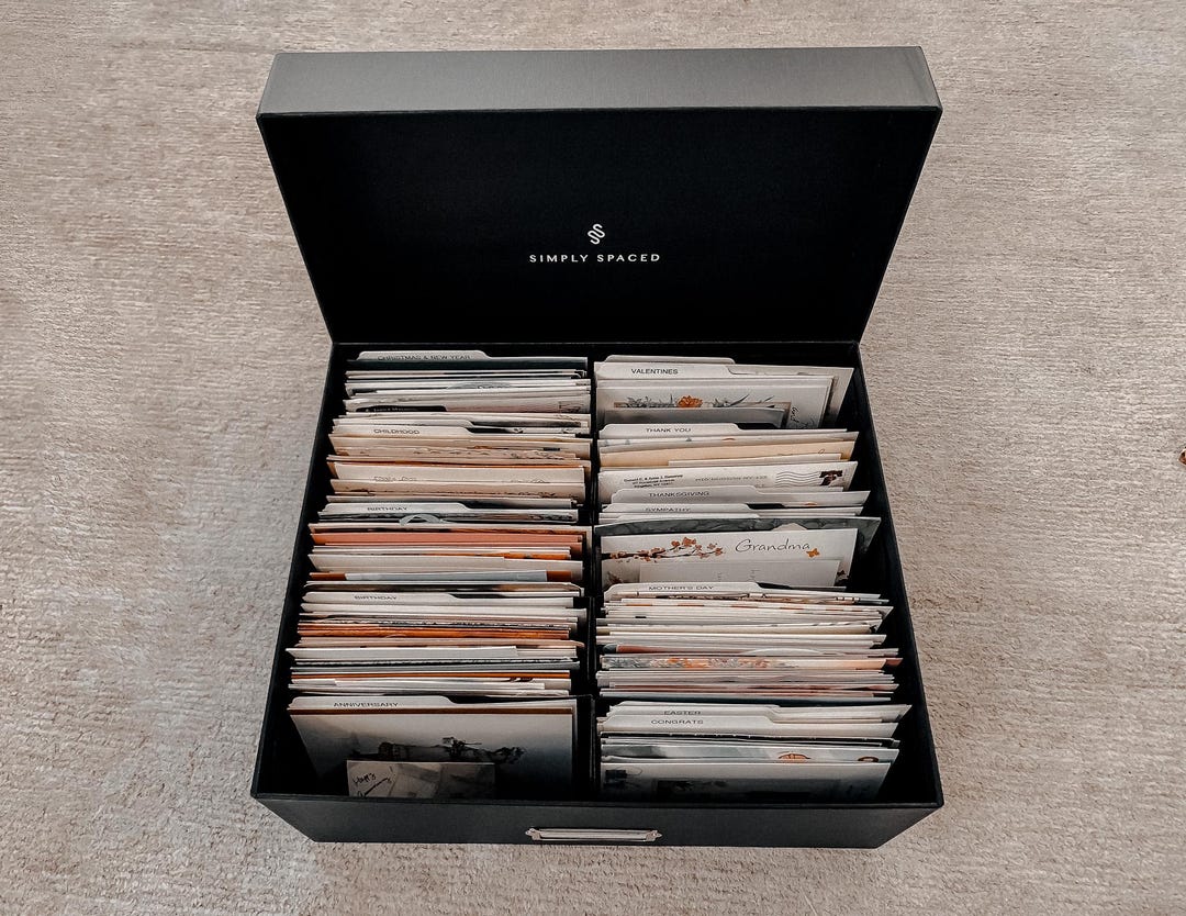 Card Storage Box - Etsy