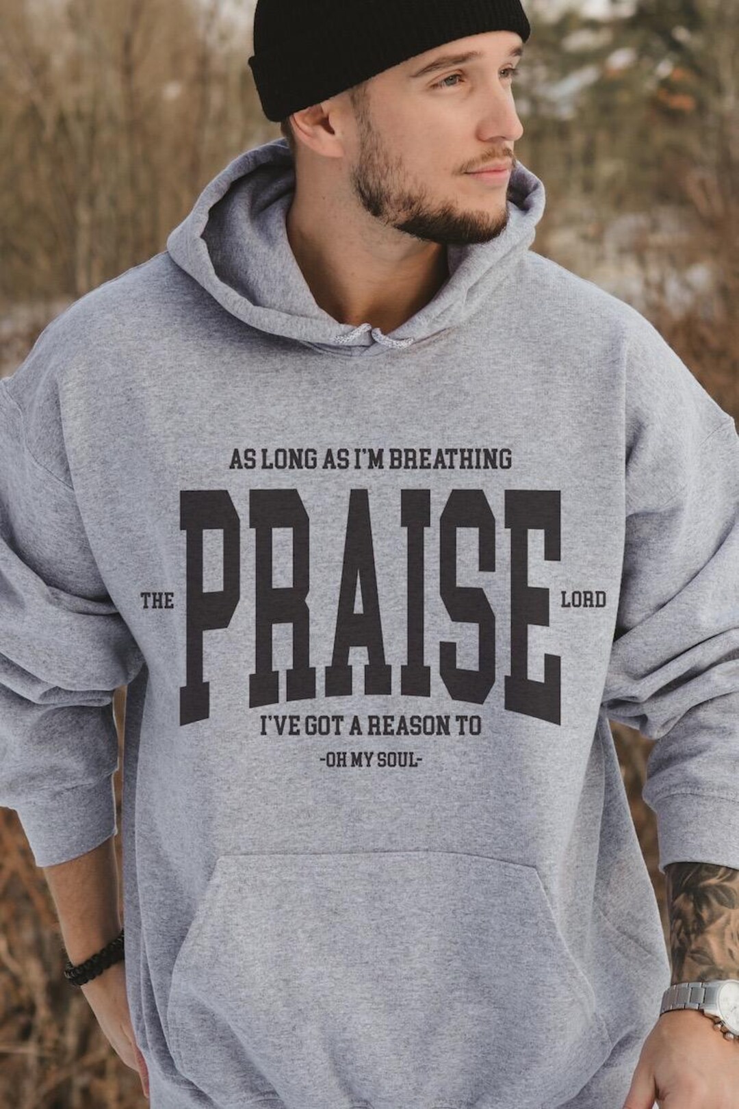 As Long as I’m Breathing I’ll Praise the Lord Hoodie – Christian Faith ...