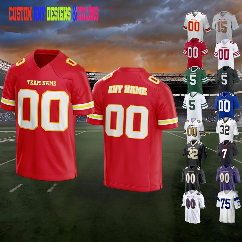 Customized Jersey - Etsy