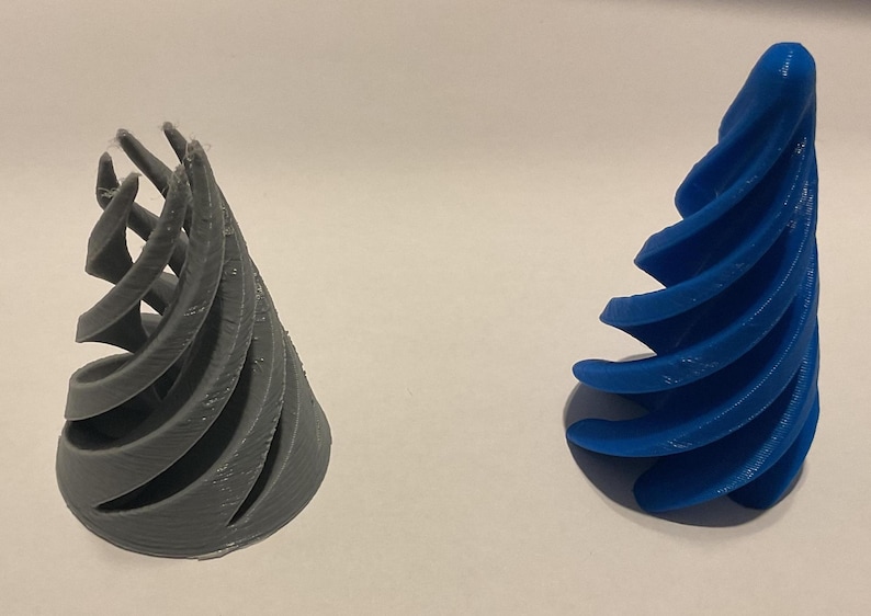 3D Printed Spiral Cone - Etsy