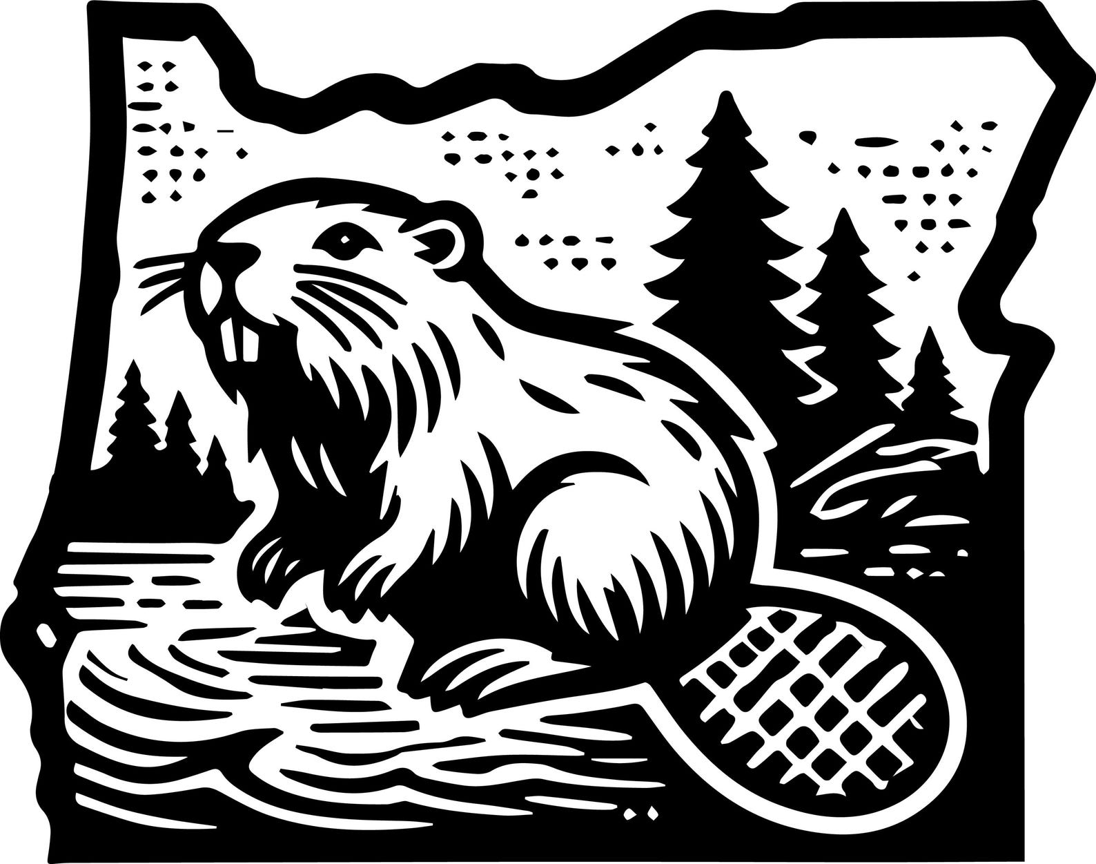 Oregon State Artwork - Digital Download - Svg, Dxf, Eps, Png, Pdf, Jpeg ...