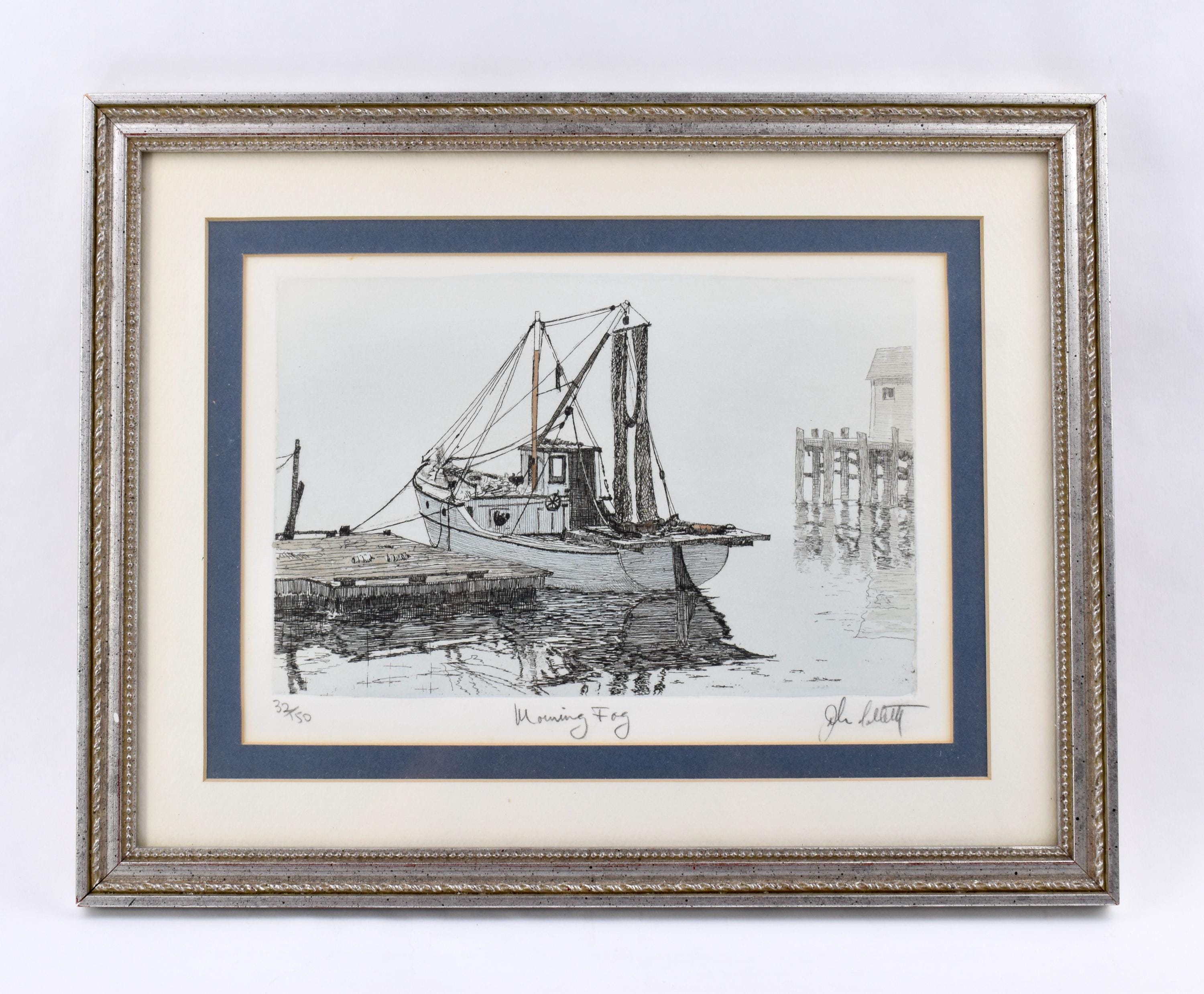 Morning Fog by John Collette (1941-1997) - Original Water Color on ...