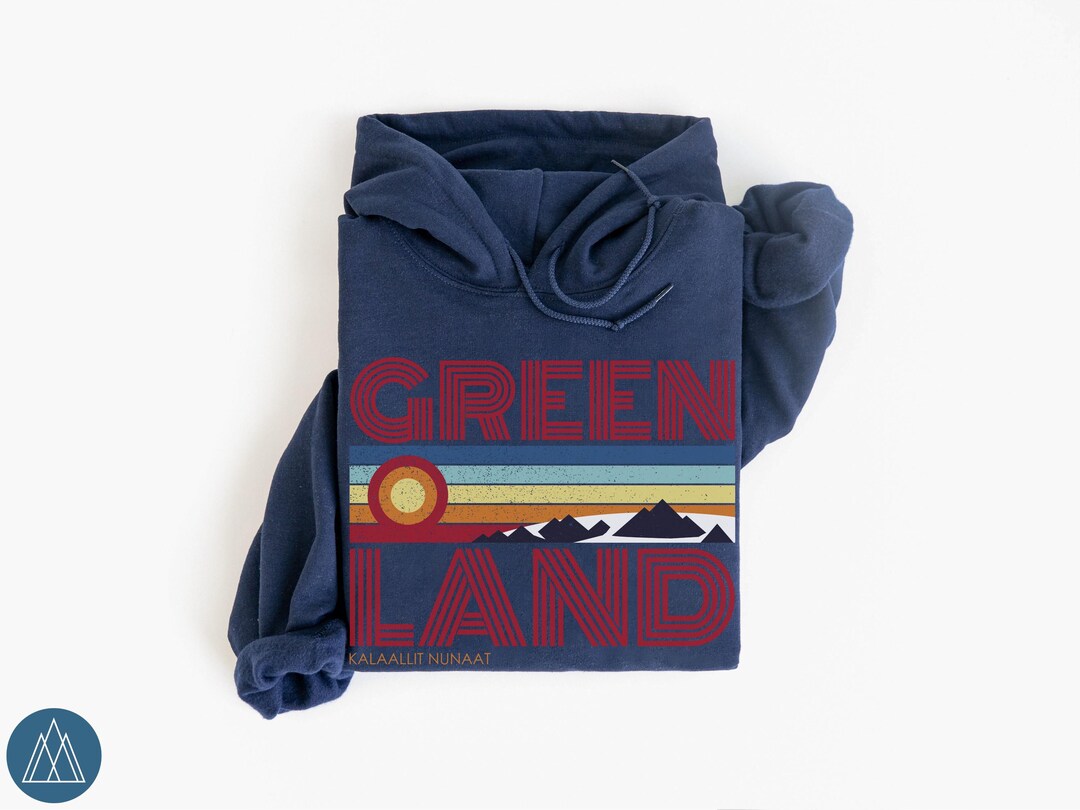 Arctic Greenland Hoodie Polar Glacier Scenery Sweatshirt Retro Polar ...