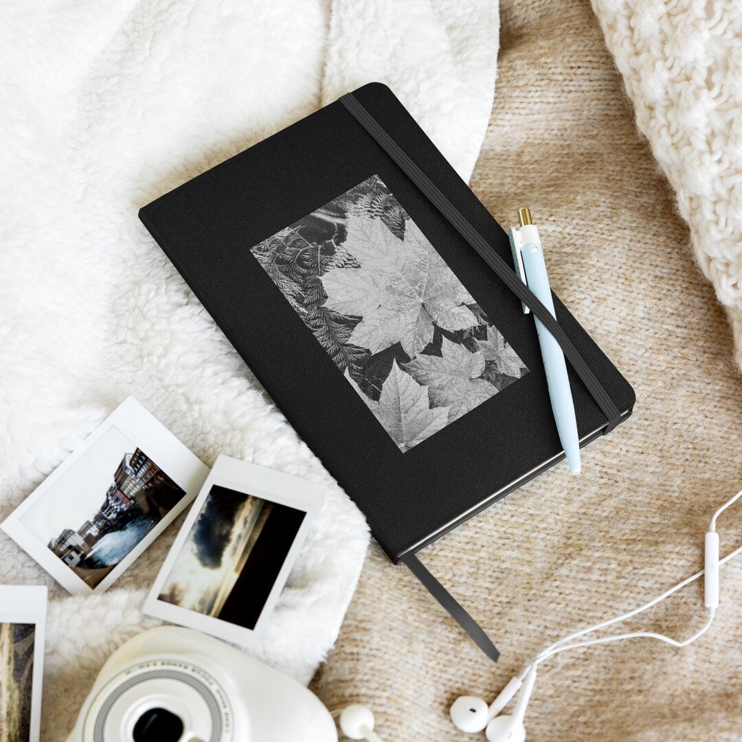 Ansel Adams Frosty Leaves Hardcover Journal, Winter Montana Nature Log ...