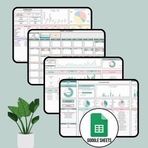 Life Organizer Bundle Spreadsheet Google Sheets Budget by Paycheck ...