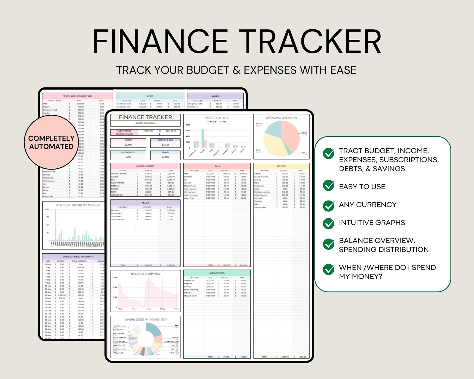 Student Planner Spreadsheet Academic Planner Google Sheets Study ...