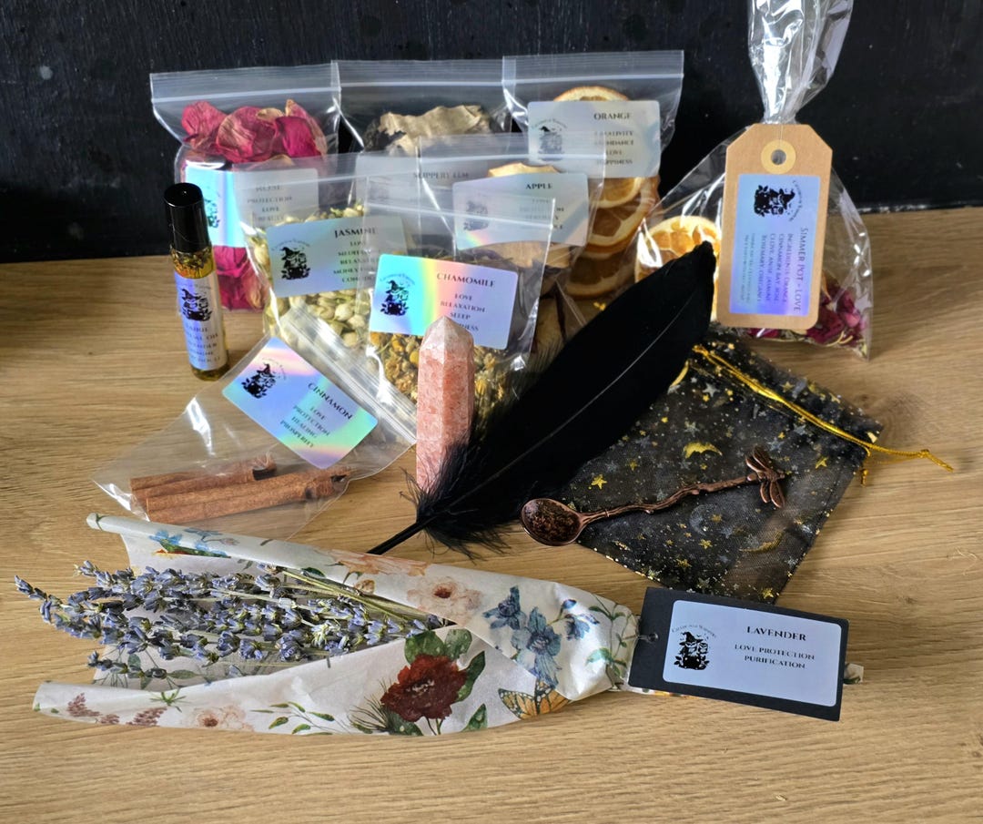 Mystery Witch Kit for Beginners, Witchcraft Kit, Apothecary Kit, Altar ...
