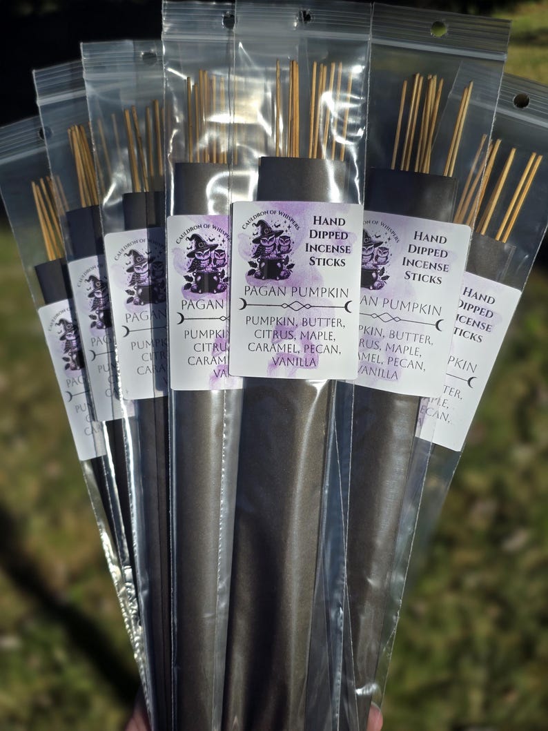 Incense Sticks 11” | Hand Dipped | Basic, Sabbat, and Deity | Pagan ...