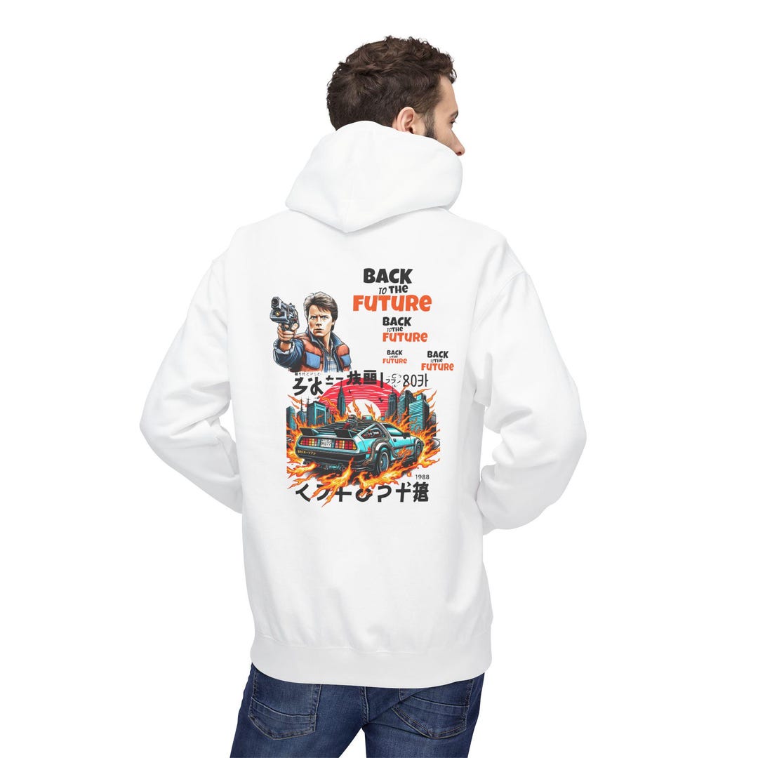 Marty Mcfly Hoodie, Retro Back to the Future Hoodie for Fans, Movie ...