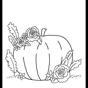 Cute Fall Pumpkin Coloring Pages for Any Age! - Etsy
