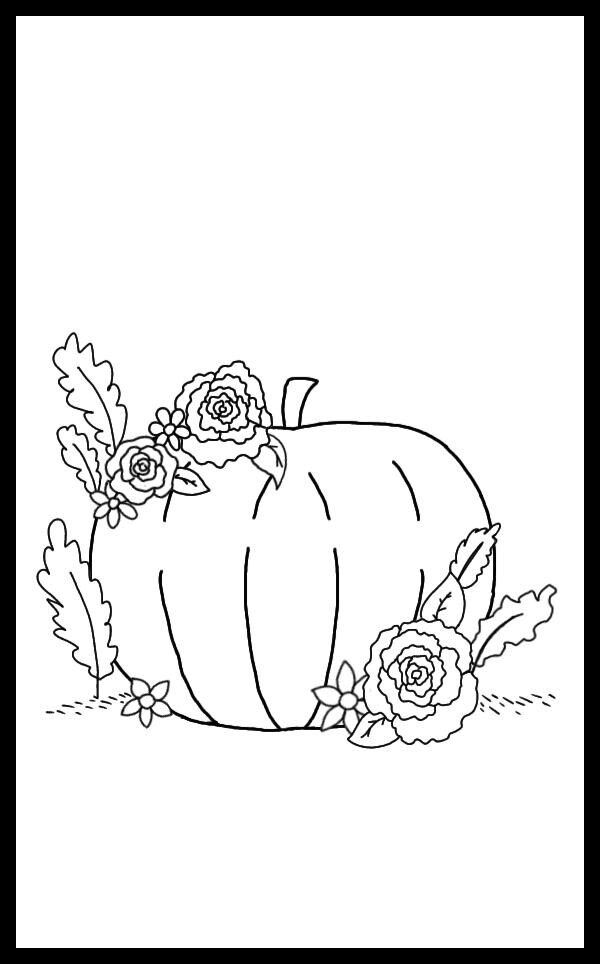 Cute Fall Pumpkin Coloring Pages for Any Age! - Etsy