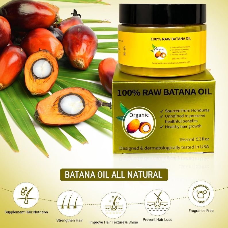 100% Raw Batana Oil - Etsy
