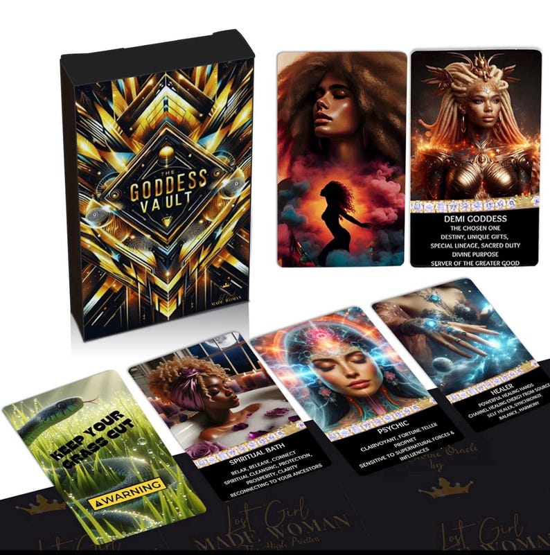 The Goddess Vault Oracle Deck - Etsy