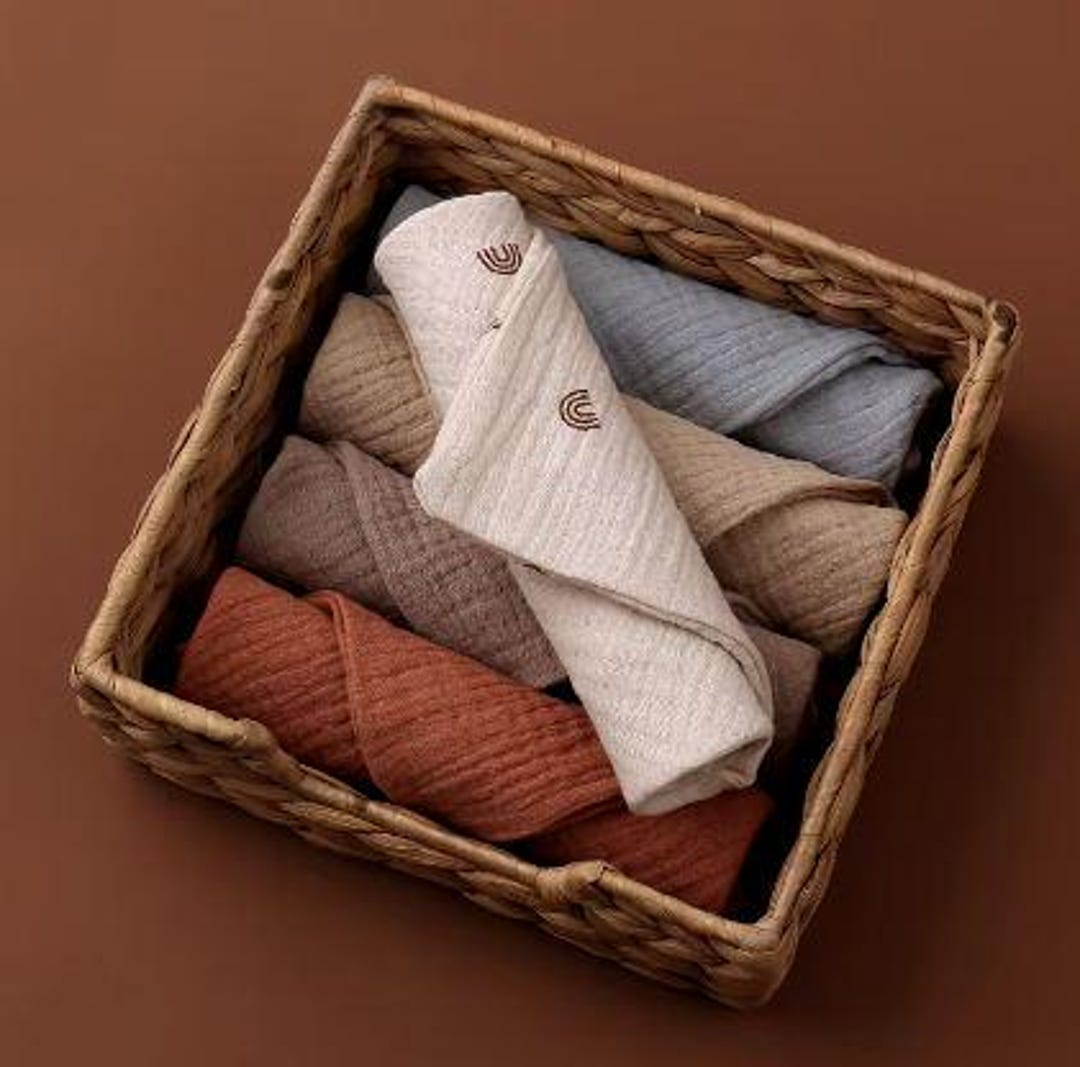 5PC Baby Towel New Born Items Stuff Muslin Squares Infant Newborn Hand ...