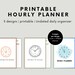 Hourly Planner, Time Tracker, Daily Agenda, Time Management, Planners ...