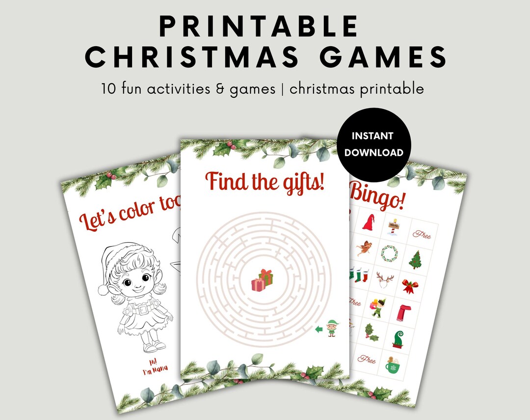 Christmas Games, Christmas Activities, Christmas Printable, Christmas ...