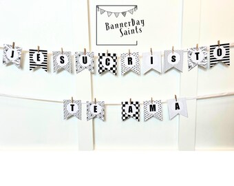 Printable LDS Baptism Banner in Spanish Blue, Boy - LDS Baptism ...