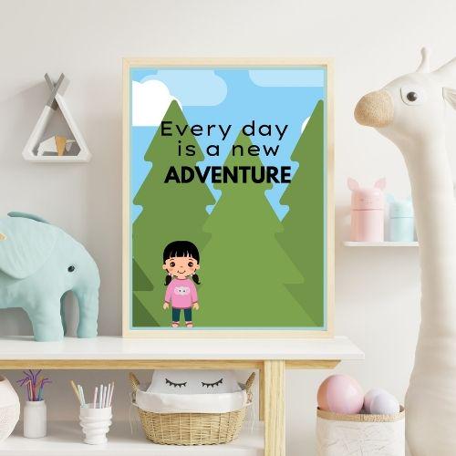 Affirmations for Kids | Affirmations Wall Art for Kids | Positive ...