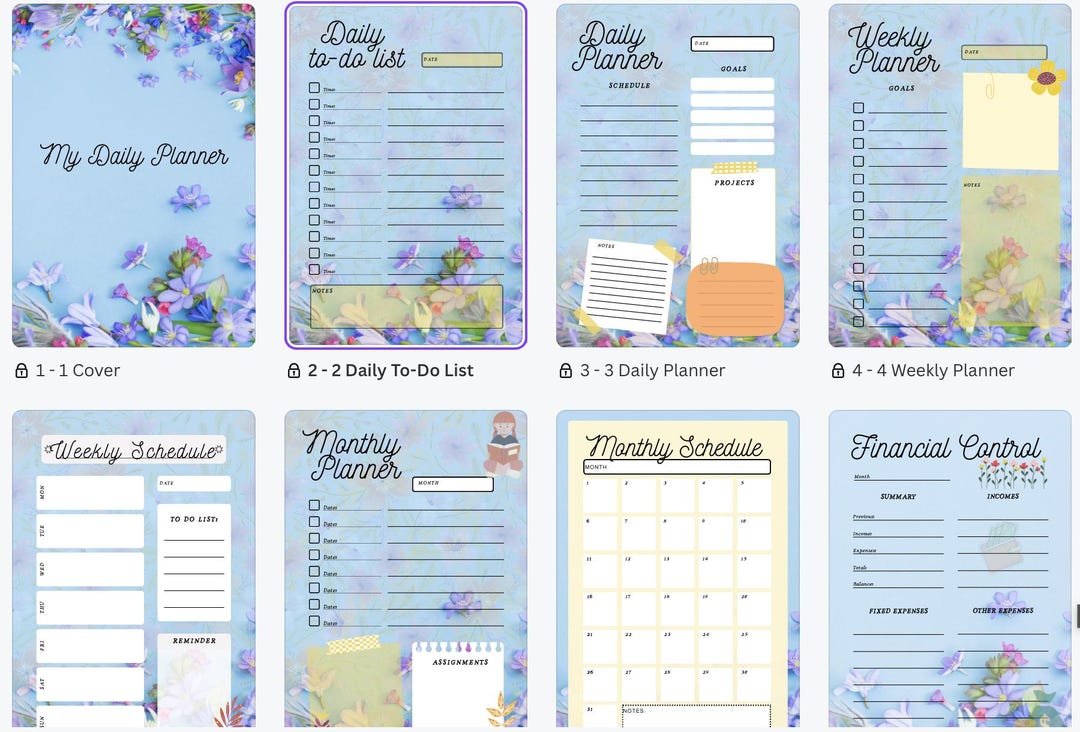 Digital, Daily Planner, Daily Routine Planner, Daily Grind Planner ...