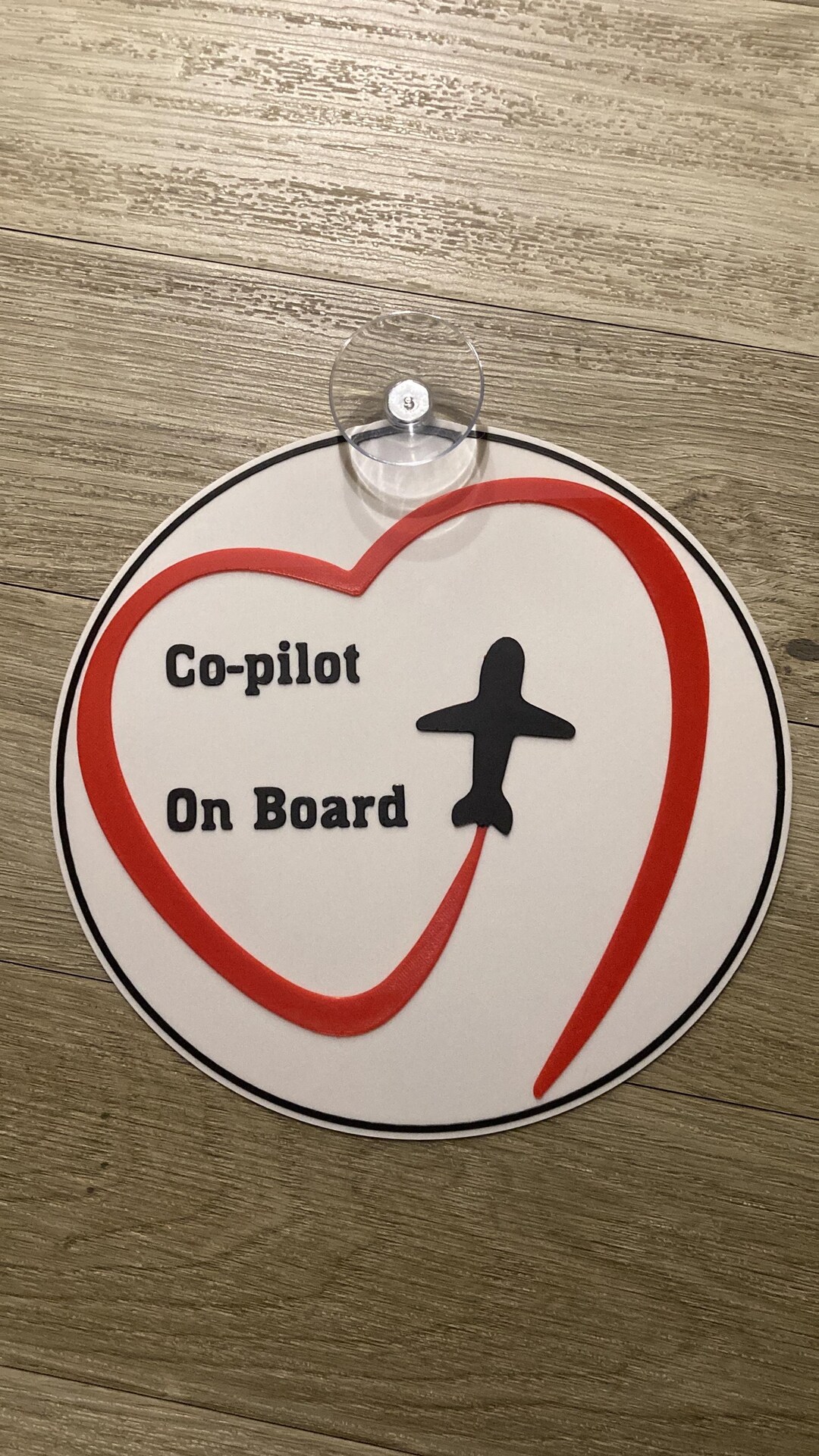 Baby Car Sign - 'co-pilot on Board'. Suction Mounted. - Etsy