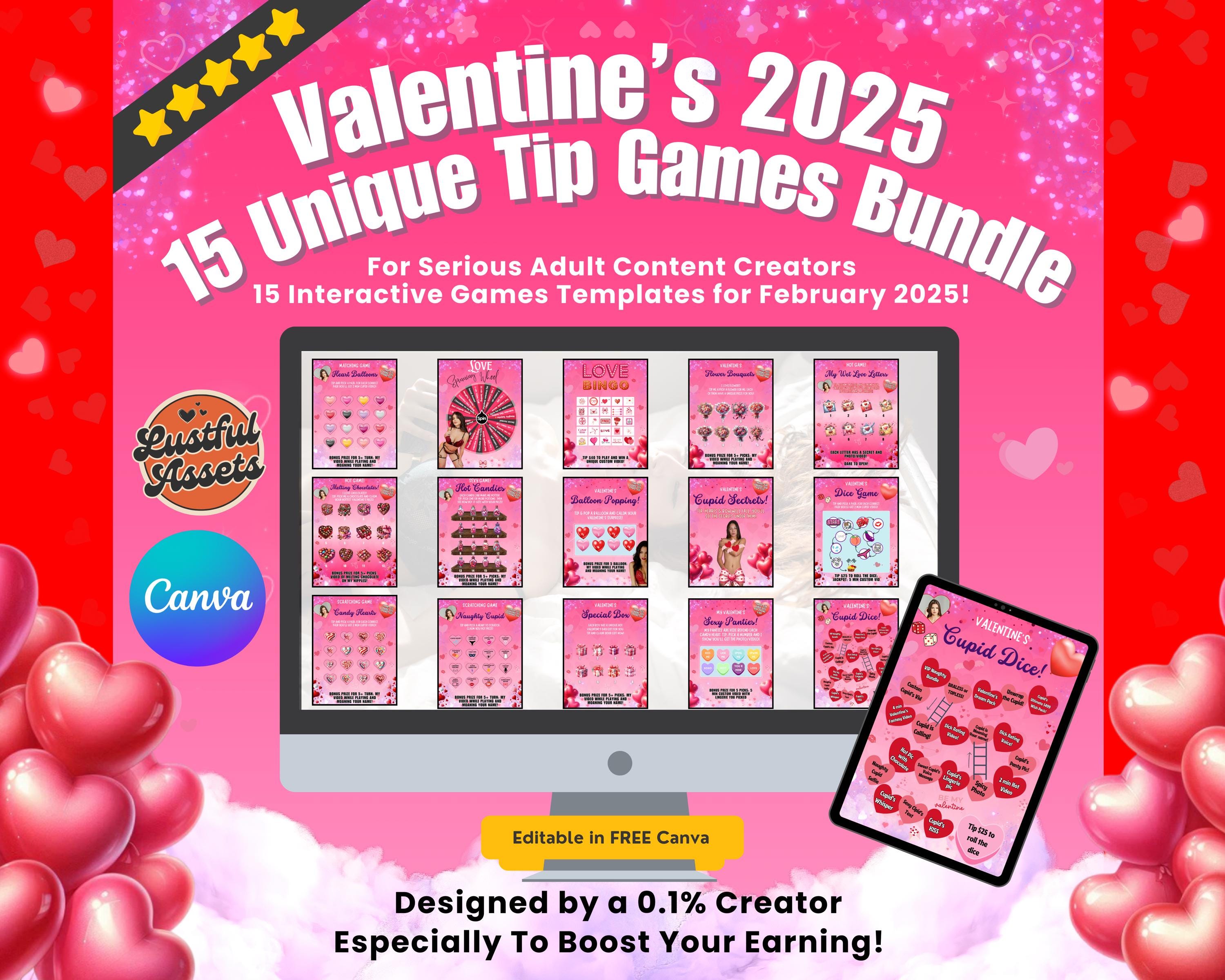 ONLYFANS Valentine's Tip Game| Onlyfans Tipping Game Idea, February ...