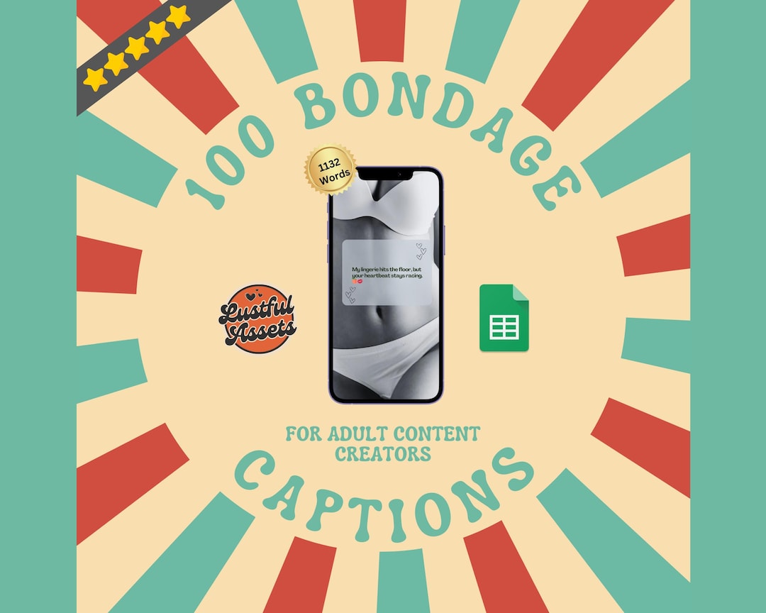 ONLYFANS Bondage Captions Bundle | Perfect for BDSM Posts, Only Fans PPV & Mass Messages Ideas ...