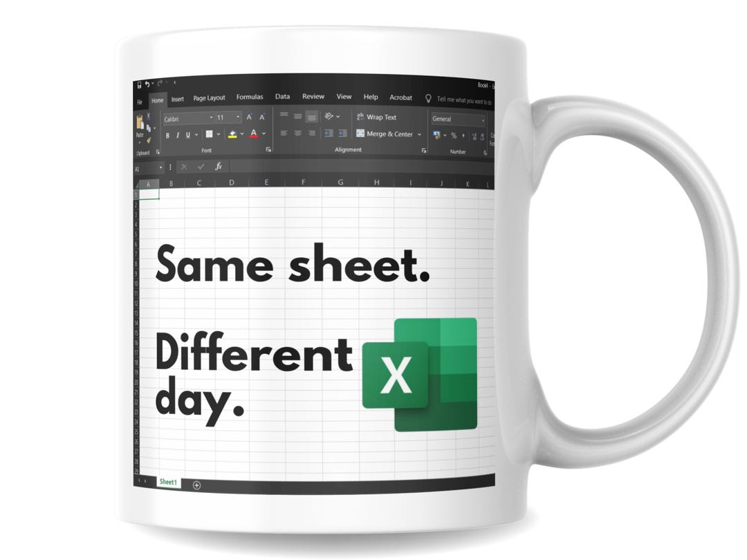 Excel Geek Mug: Funny Accountant Gift,digital Download - Accountant PNG ...