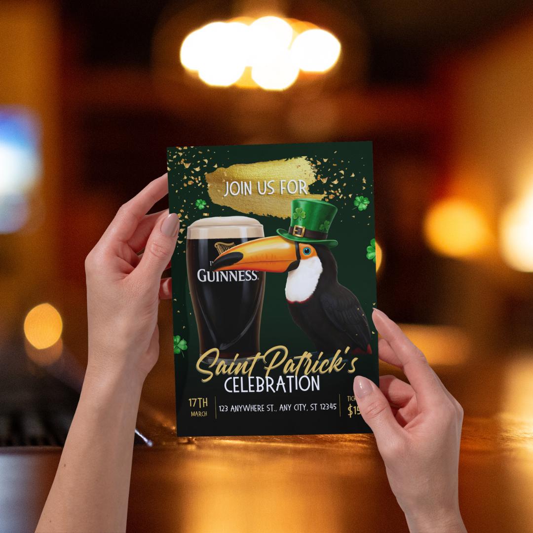Guinness Toucan Clipart: St. Patrick's Day PNG SVG (digital Download ...