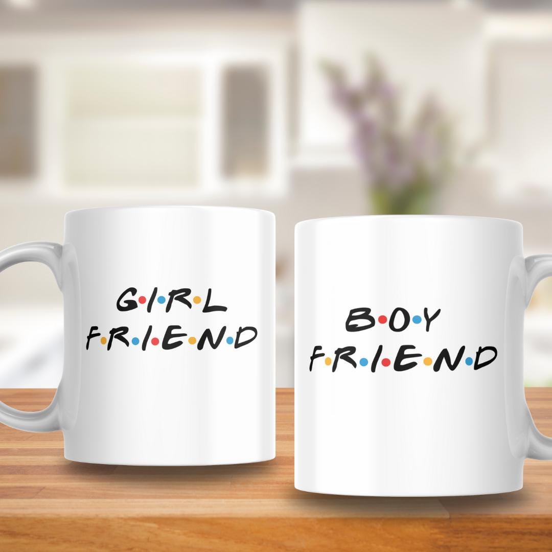 Friends Inspired Couple | Boyfriend & Girlfriend, Matching Couple Mugs ...