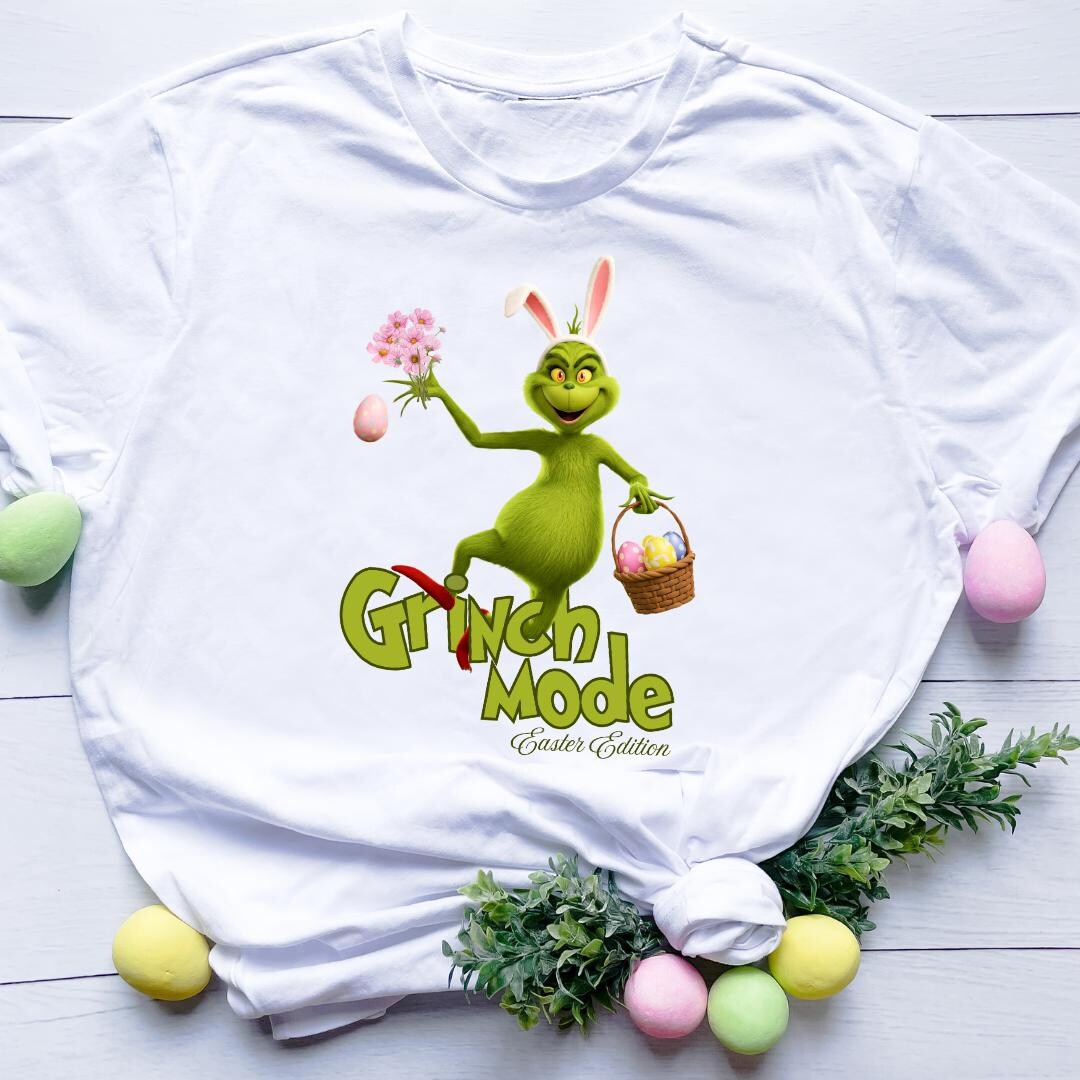 Grinch Mode Easter Edition SVG PNG, Funny Grinch Bunny Ears, Easter ...