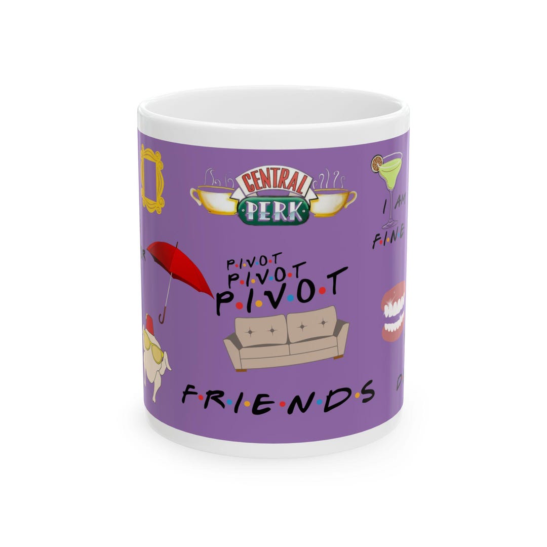 Central Perk Friends Sitcom Wraparound Mug - Cute Cup for TV Show Fans ...