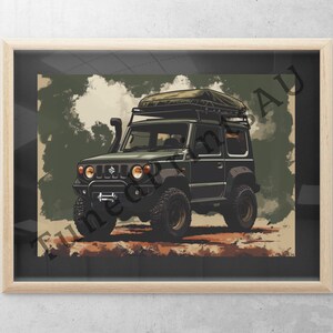 Suzuki Jimny Digital Print Downloadable Poster Wall Art Home Decor Gift ...